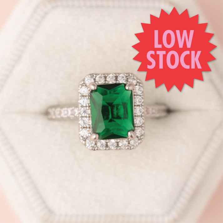 Double Halo Statement Ring – Hello Love Inc