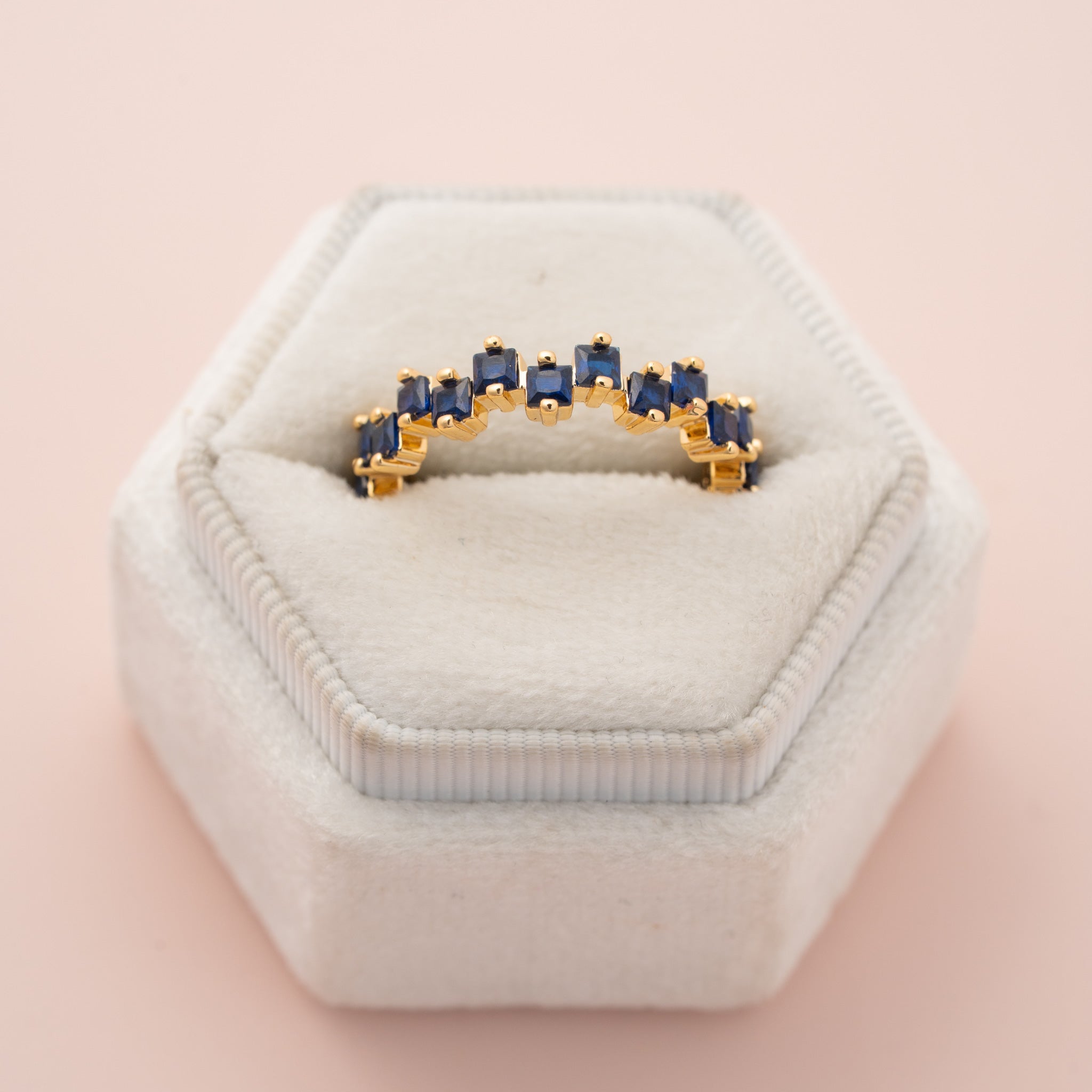 Faceted Band Ring – Hello Love Inc