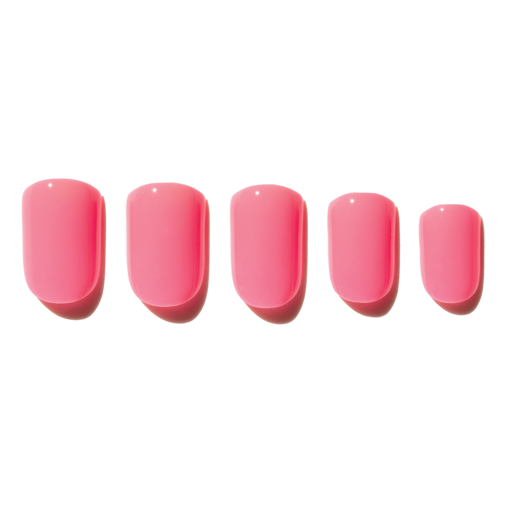 Bubblegum Pink Press-On Nails | Short Length | Square Shape – Hello ...